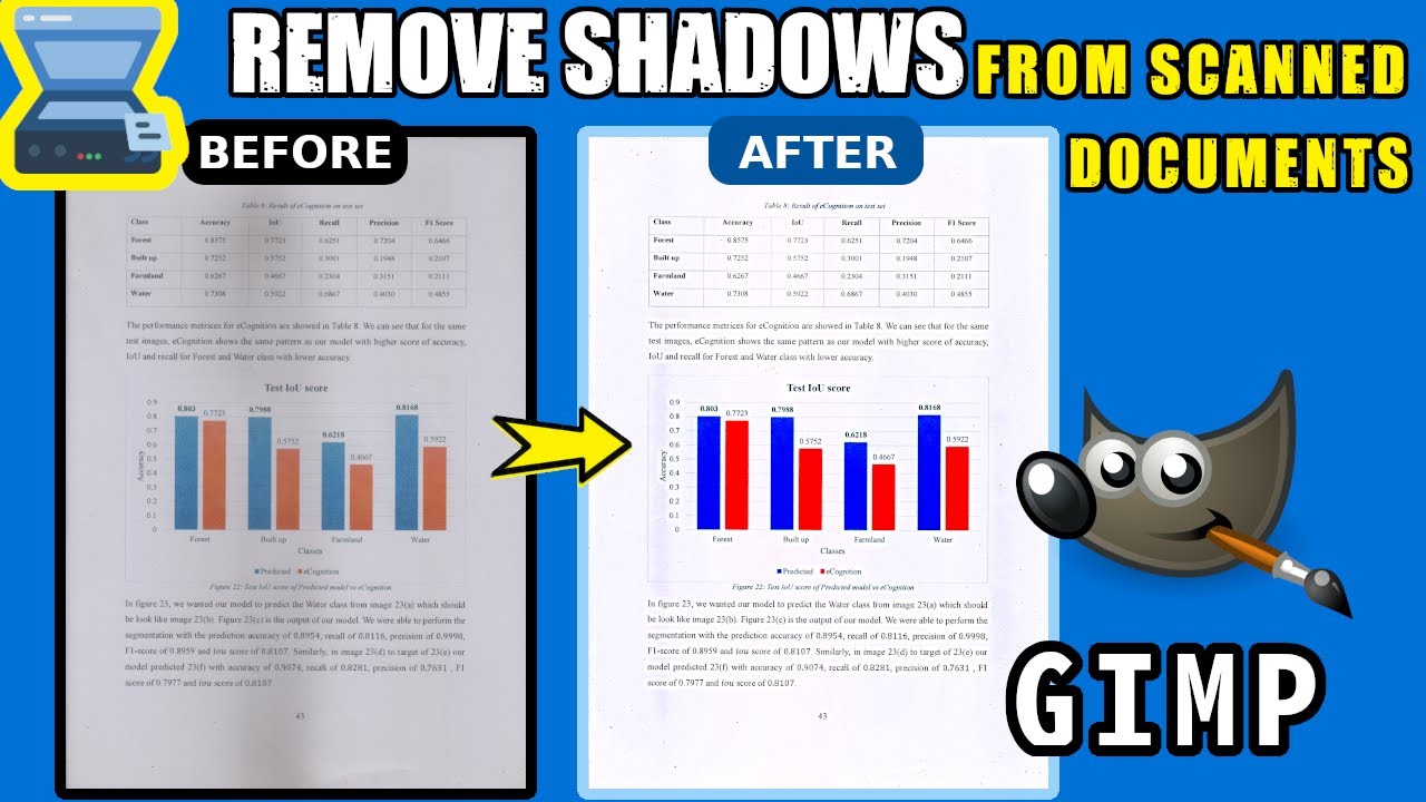Fix Scanned Documents with Shadows in GIMP | Clean Black Edges & Glare ...