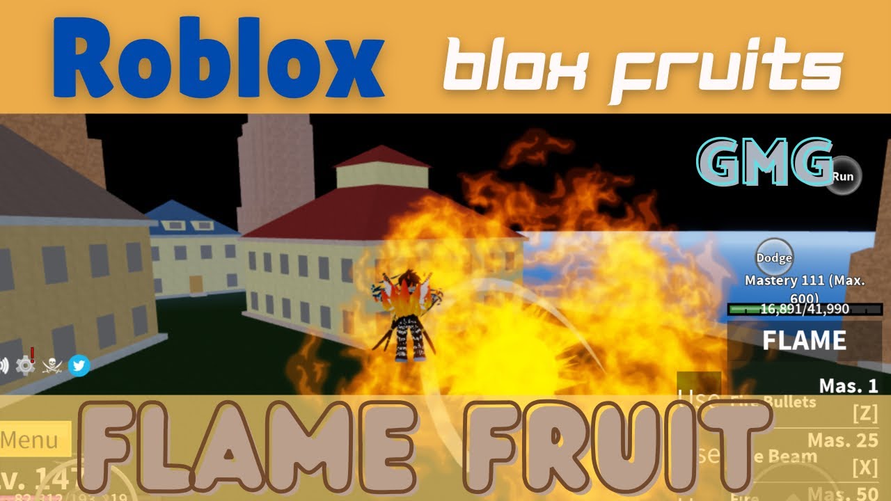 Blox Fruit Roblox - Flame fruit - All the moves - YouTube