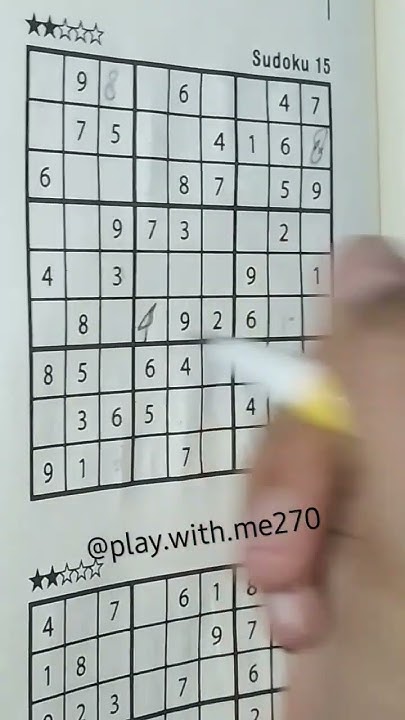 Sudoku part 3-1 - YouTube