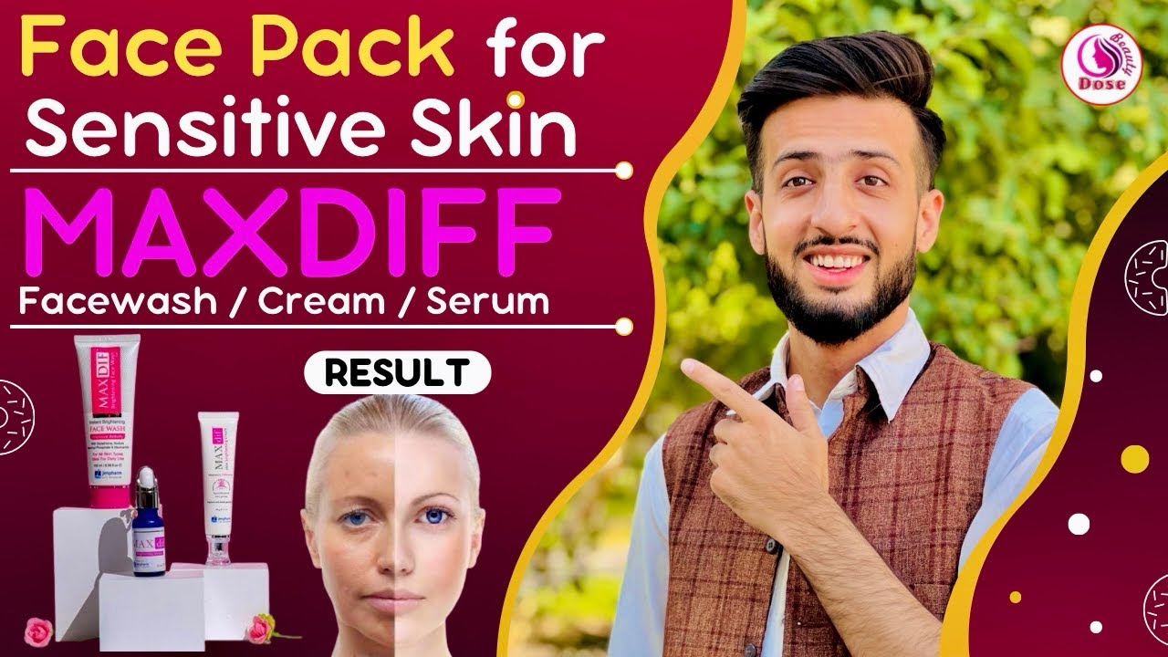 Skin Whitening And Brightening Secrets Maxdiff Cream Serum And Facewash