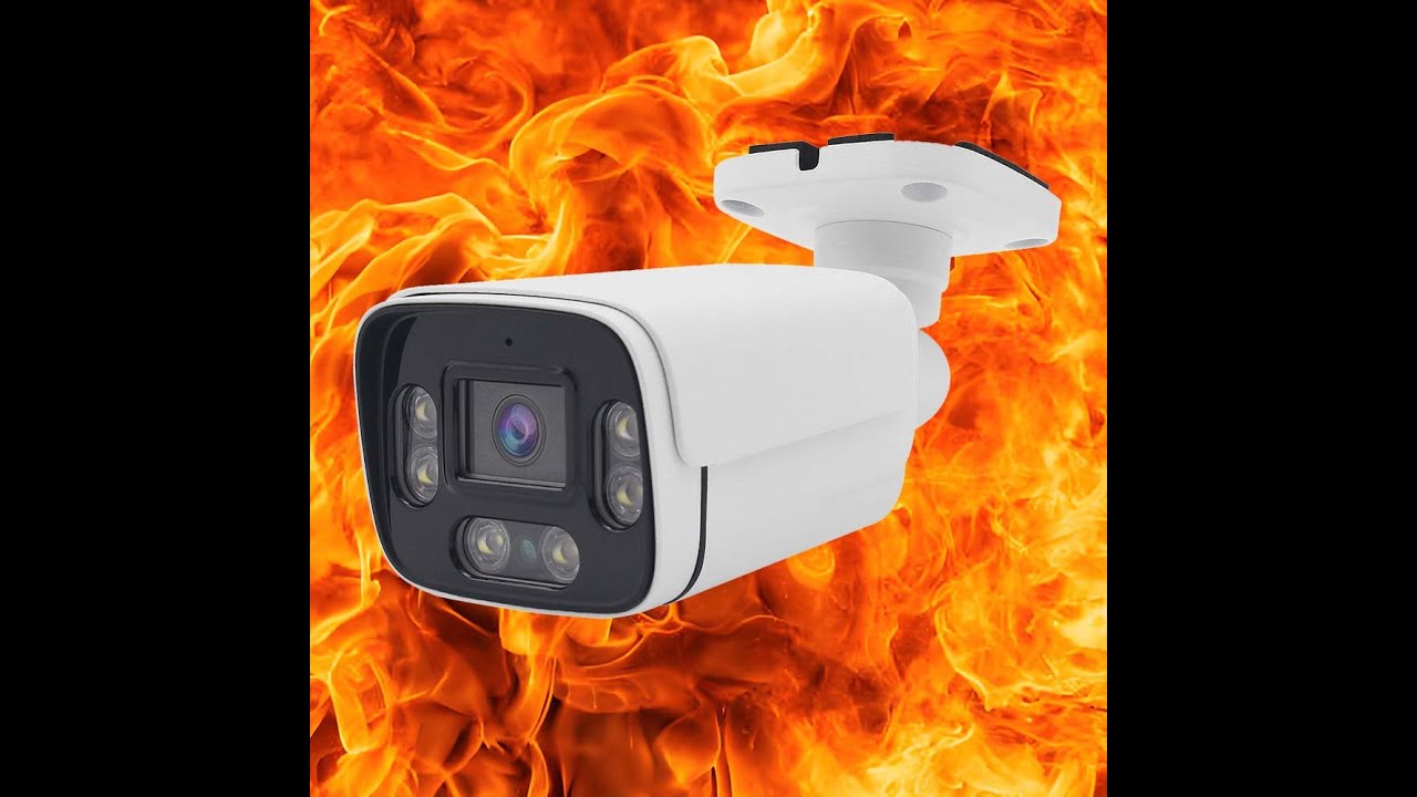 ENSTER Flame and smoke detection alarm Security Camera - YouTube