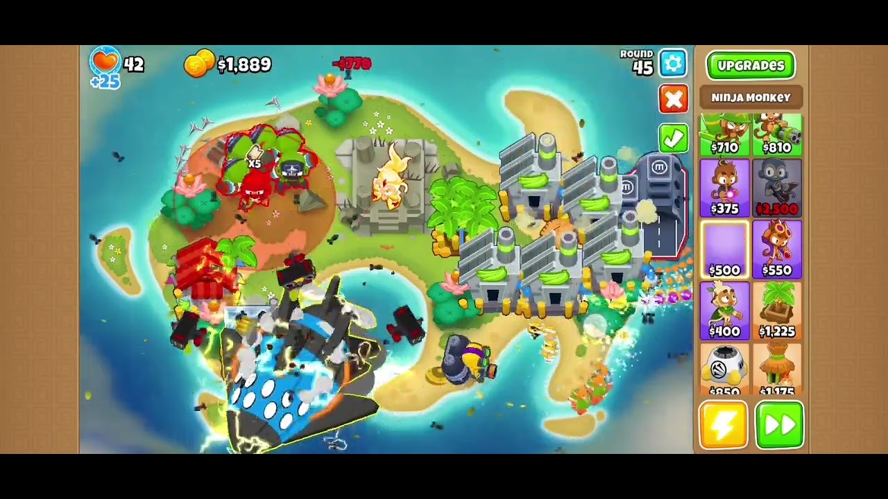 BTD6 - Boss Bloon Event Vortex Deadly master of Air - Lotus Islands ...