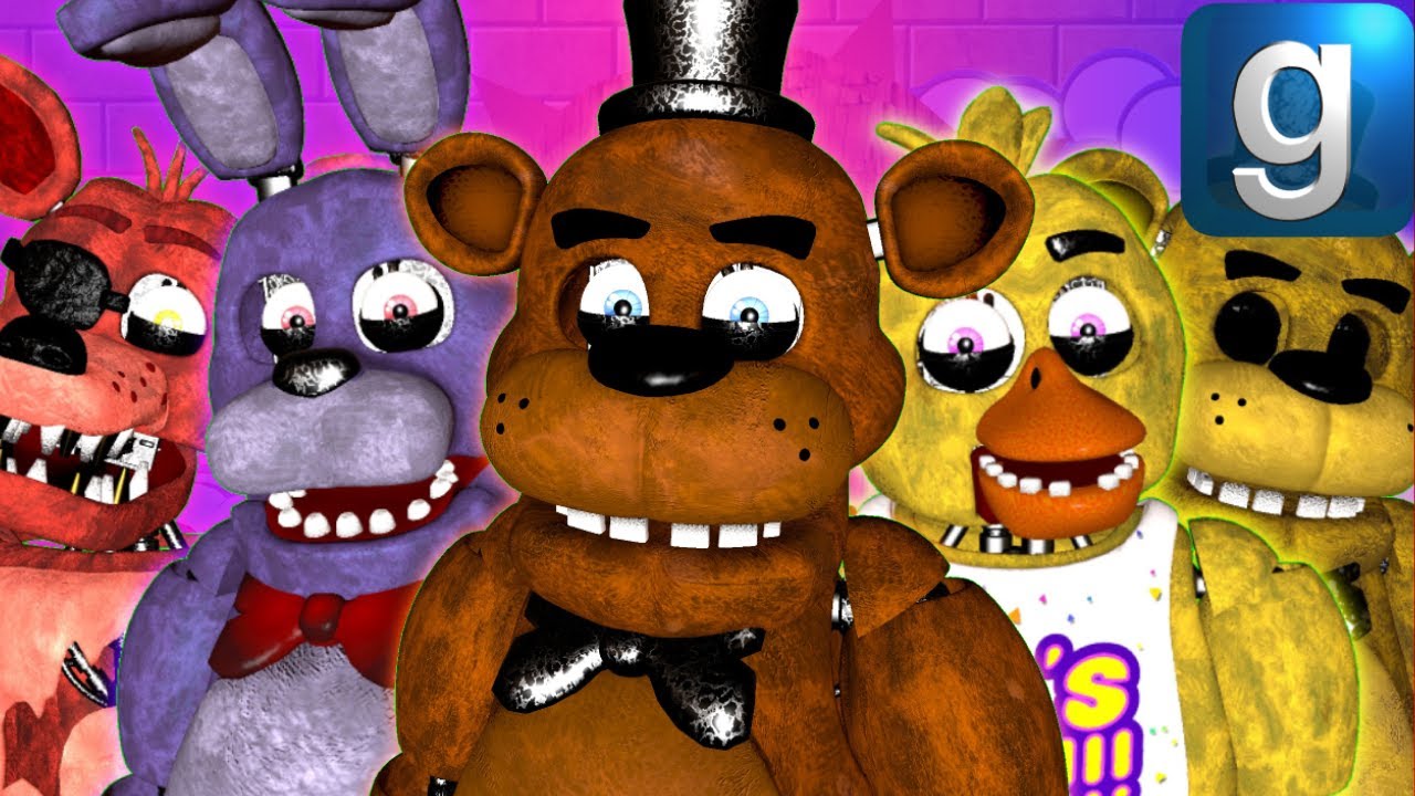 Gmod FNAF | Brand New FNAF 1 Ragdoll Pack! - YouTube