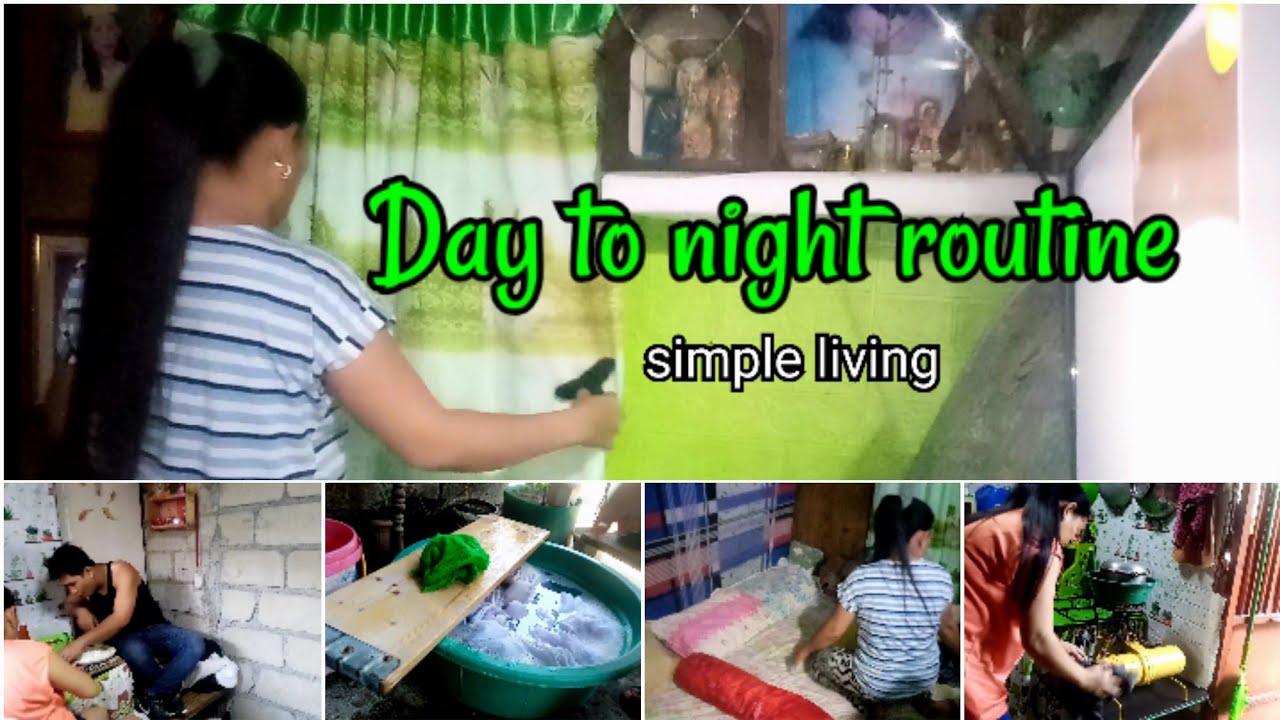 Morning to evening routine in our simple home #simplelifestyle - YouTube