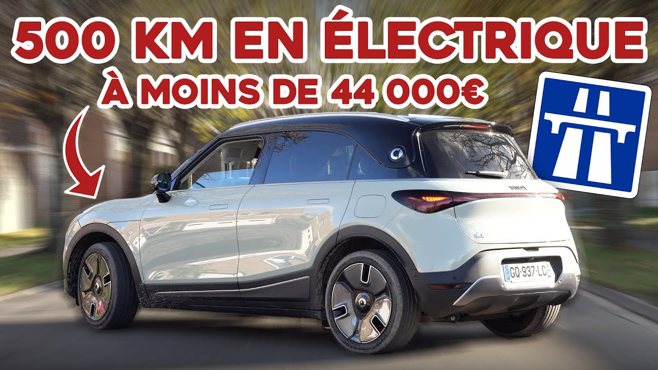 Smart #1 électrique: Quelle AUTONOMIE RÉELLE sur autoroute ? - YouTube