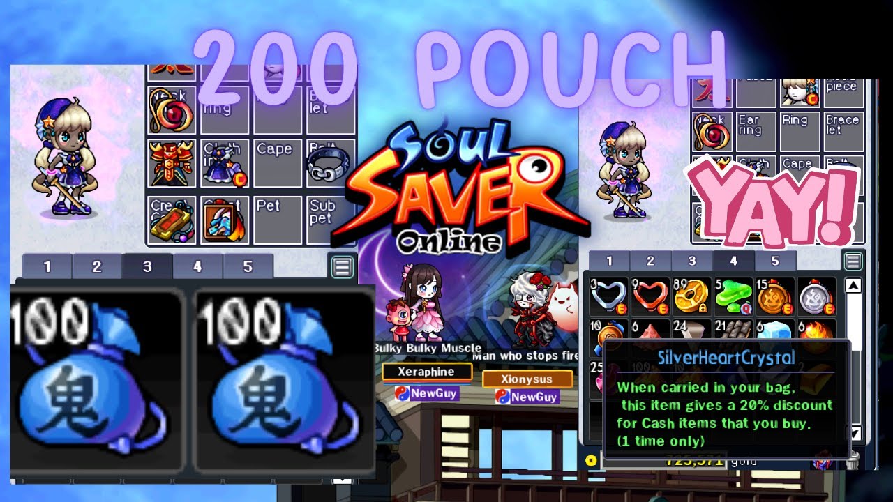 Soul Saver Online(SSO) - Open EternalPouch 200 pouch - YouTube