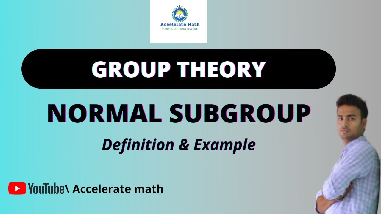Normal subgroup|example of normal subgroup|properties of normal ...