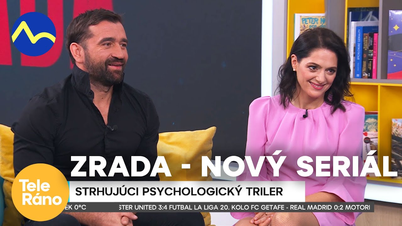 Nový slovenský seriál ZRADA - hlavní hrdinovia | Teleráno - YouTube