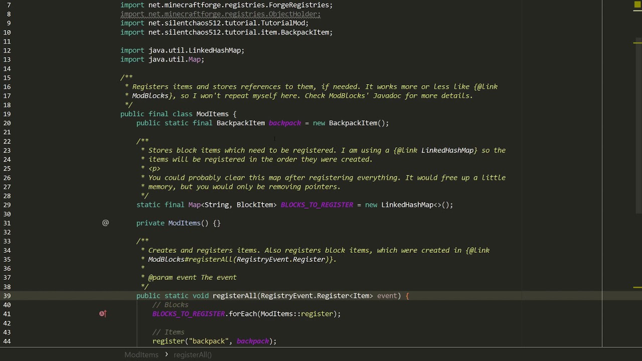 Minecraft Forge 1.14.x Tutorial - pt. 10 - Dyeable Backpacks (Part 3 ...