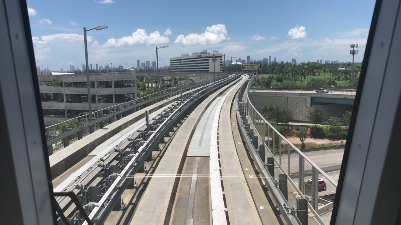Miami Airport MIA Mover - YouTube