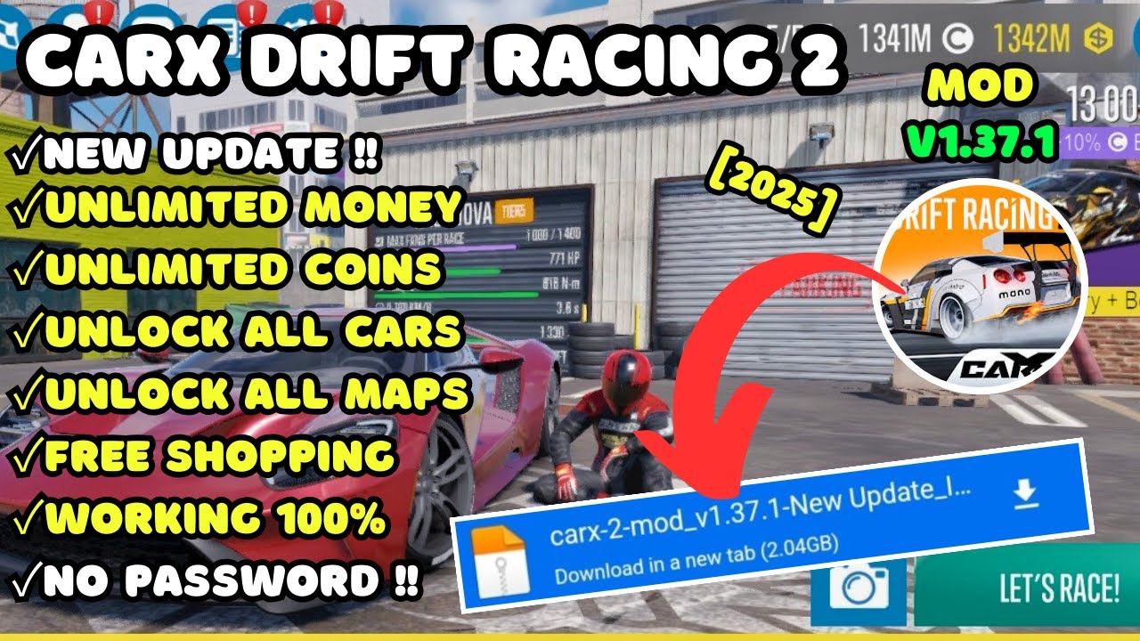 CarX Drift Racing 2 Mod v1.37.1 2025 Update – Unlimited Money & All ...
