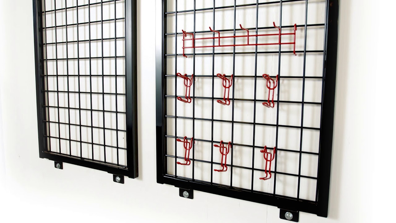 GearGrid Featured Product: Wall Mount Wall Grid - YouTube