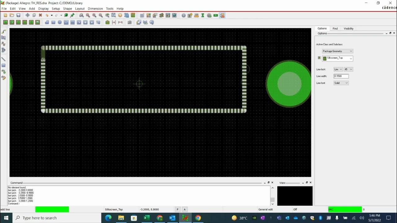Through hole Footprint Creation in Allegro.#orcad #allegro #learnpcba - YouTube