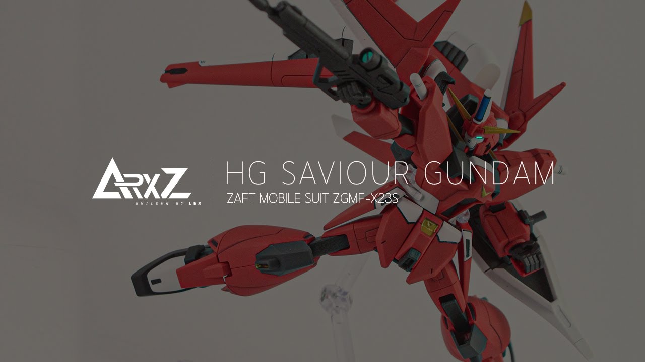 ArxZ's Gunpla - HG 1/144 Saviour Gundam - YouTube
