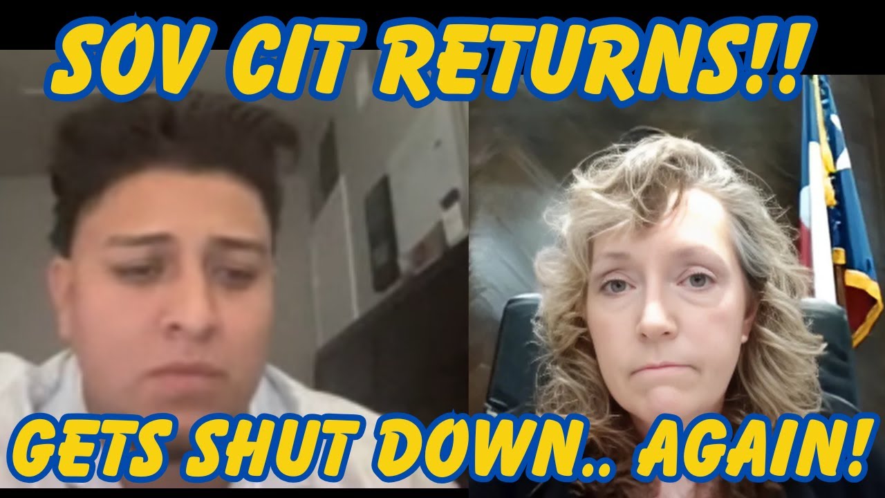 PONZI SCHEME SOV CIT RETURNS!! TRIES THE SCRIPT AND GETS SHUT DOWN ...