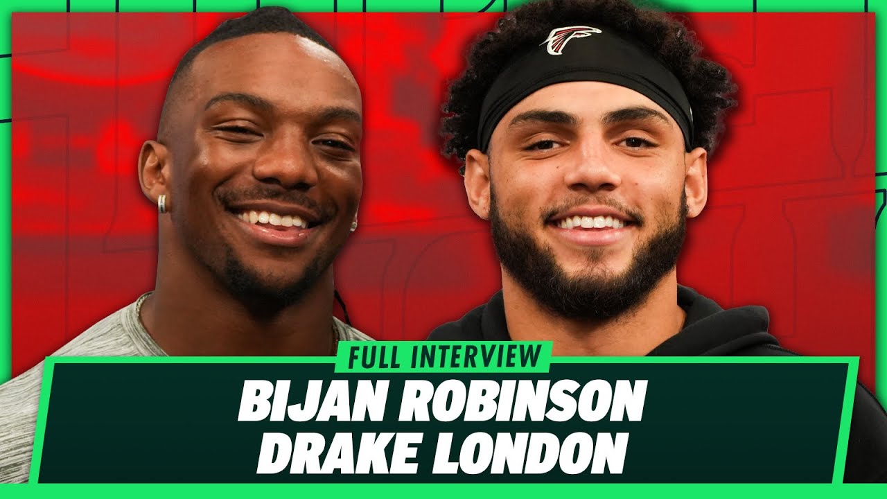 Bijan Robinson & Drake London On The Falcons, Michael Penix Jr ...