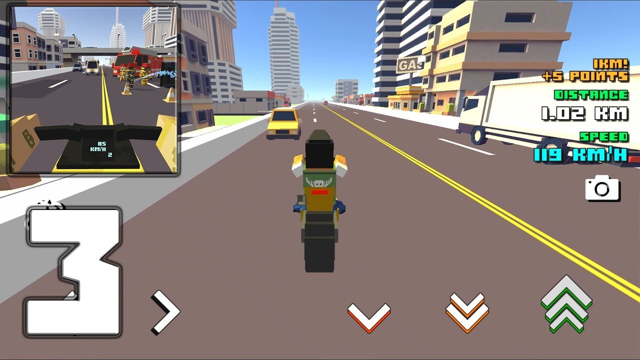 Blocky Moto Racing - Mobile Gameplay Walkthrough Part 3 (iOS, Android ...