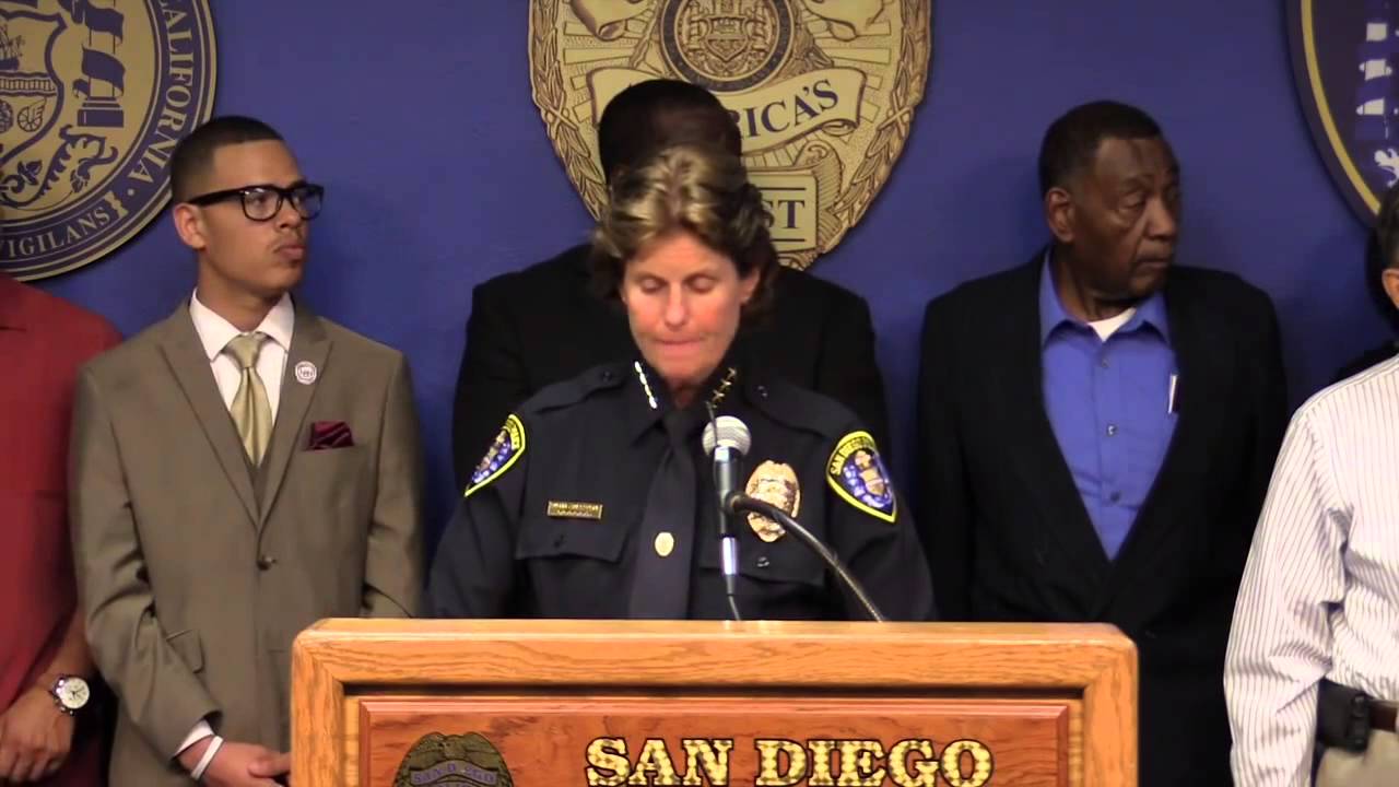SDPD One Year Body Worn Camera Analysis Press Conference - YouTube