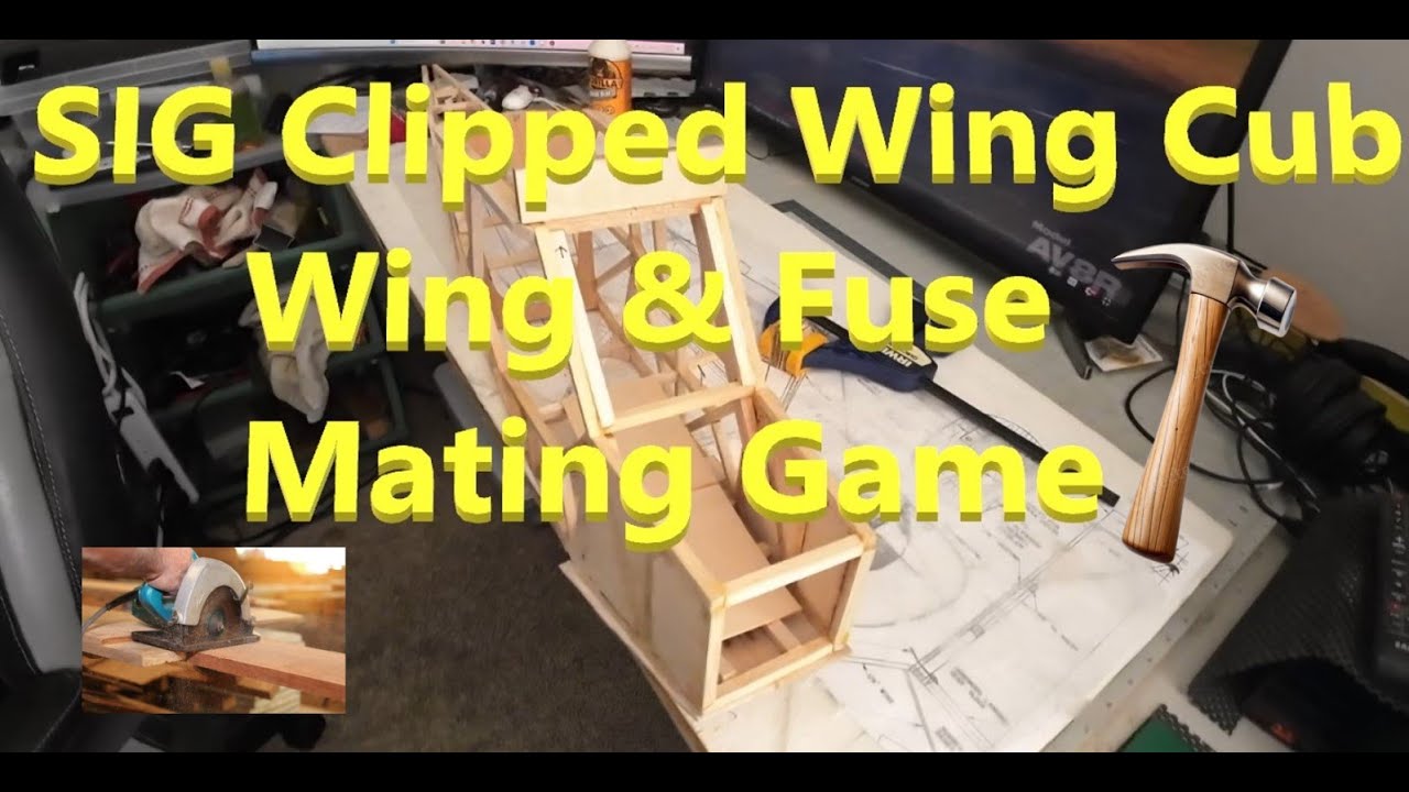 SIG Clipped Wing Cub Kit Build By Crazy Eddy Fuselage and Wing Update ...