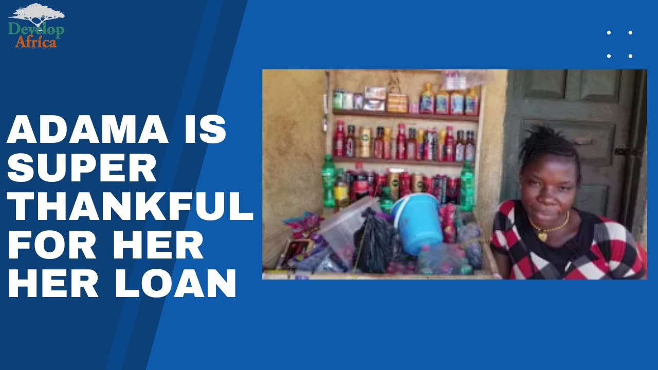Adama Expresses her Thanks for the Microfinance Loan - YouTube