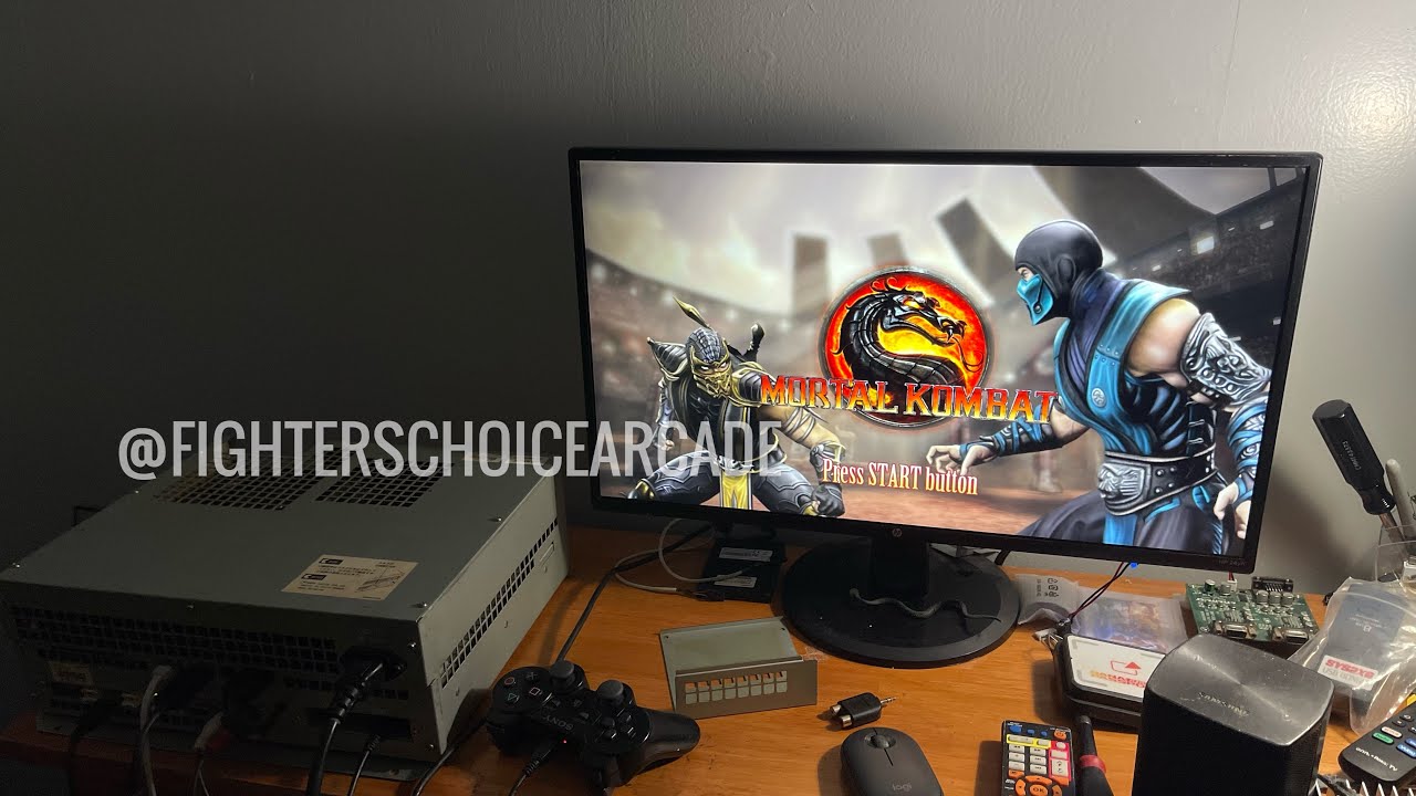 Mortal Kombat on Namco System 357C - YouTube
