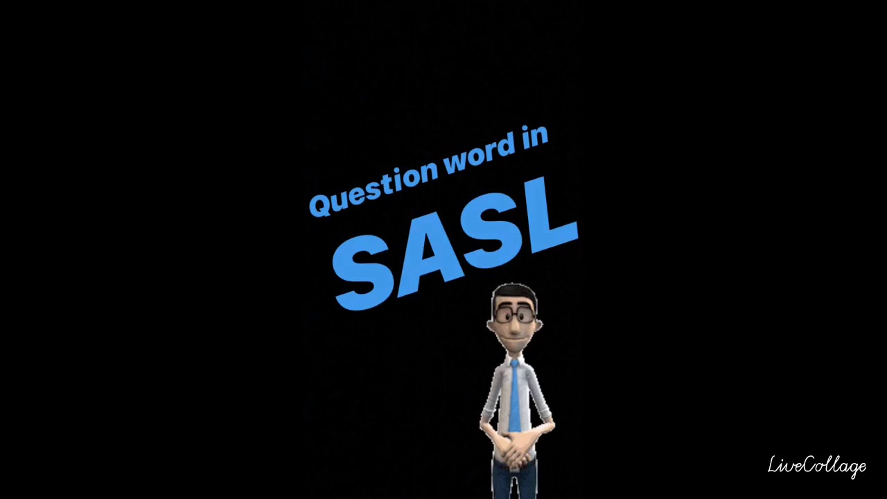 SASL question words 💙 - YouTube