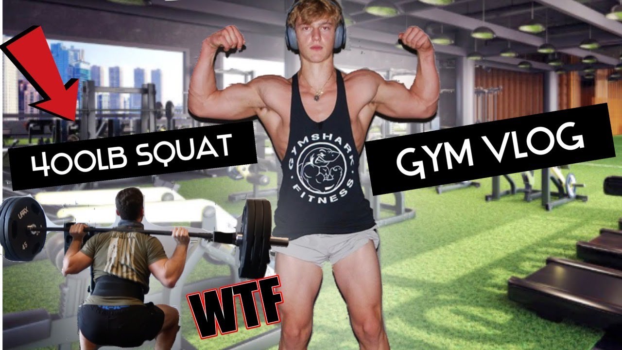 crazy leg day with 16 year old bodybuilder - YouTube