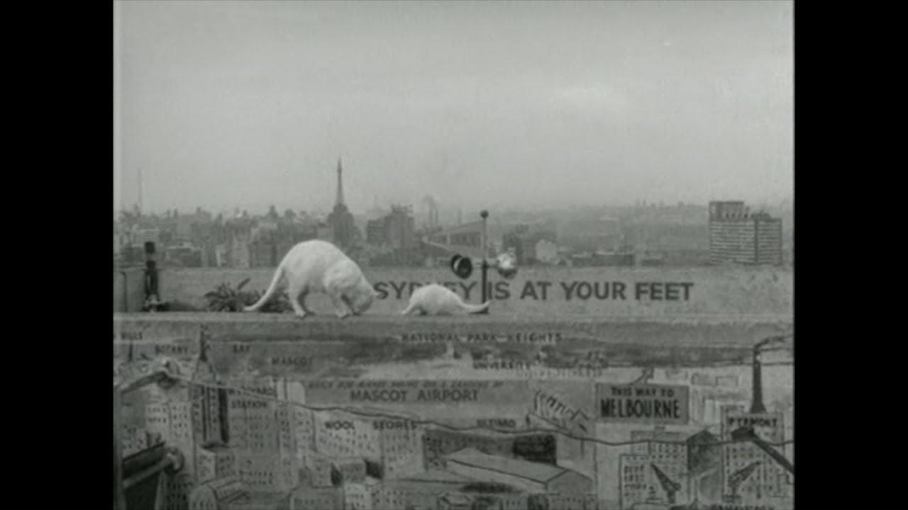 Sydney Harbour Bridge Pylon Cats 1958 - YouTube