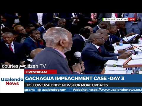 'Please Walk Out, You Are Not The Only Judge In Kenya!'Dr.Khaminwa Tells Off Judges On Gachagua ...