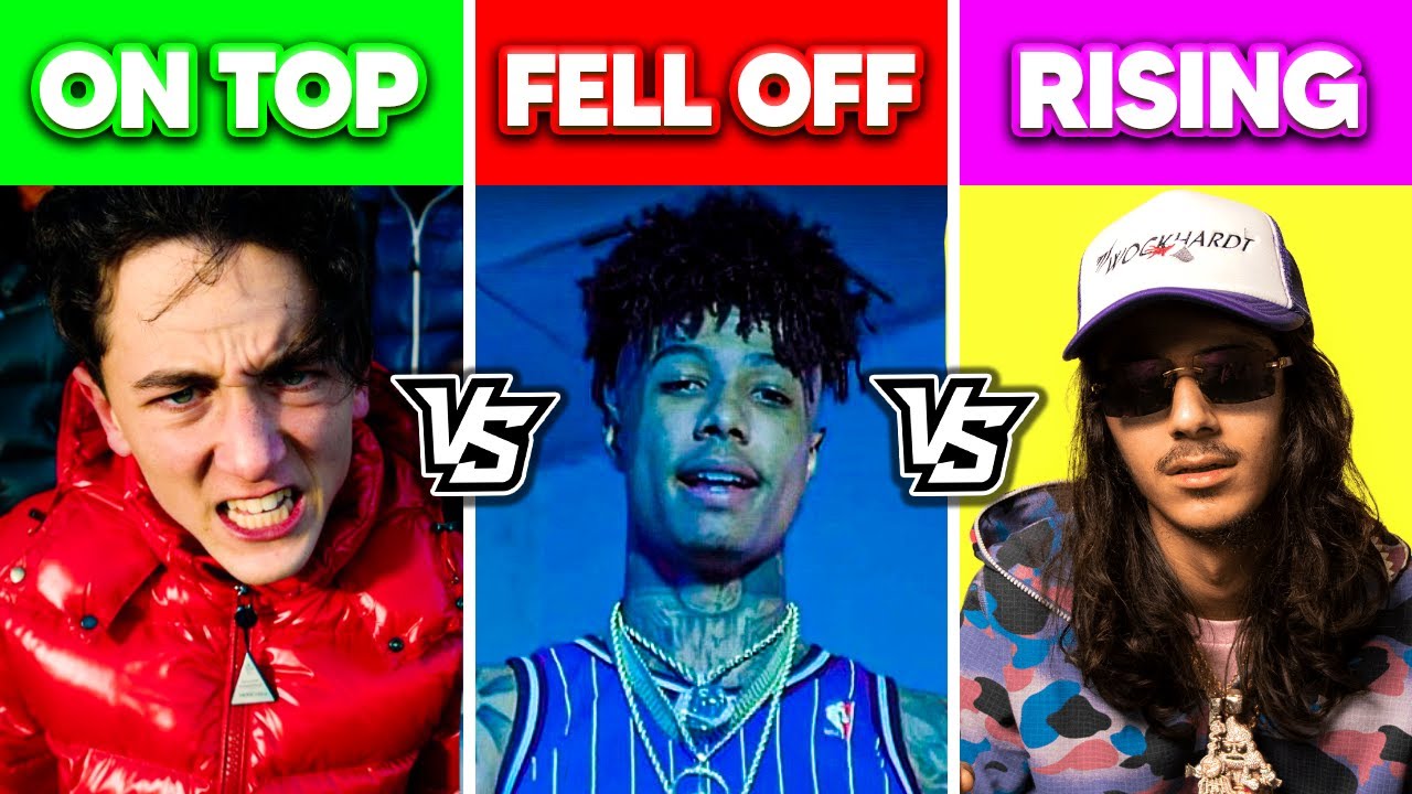 RAPPERS WHO ARE ON TOP vs RAPPERS THAT HAVE FELL OFF vs RISING STARS ...