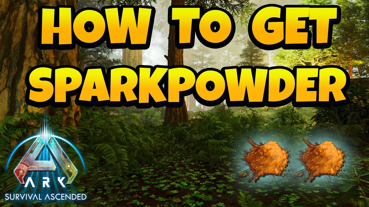 How to Get Sparkpowder in ARK Survival Ascended - YouTube