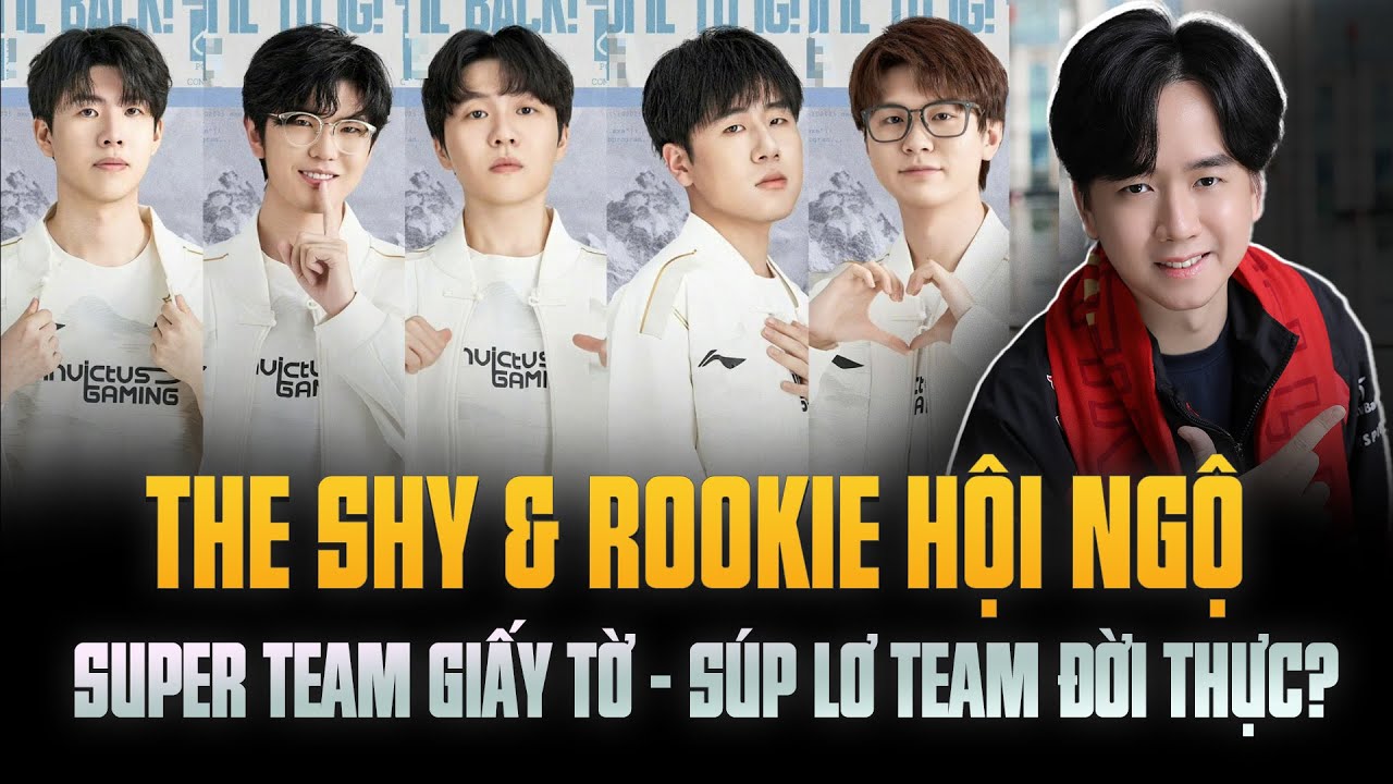 The Shy & Rookie Hội Ngộ | IG 2025: Super Team Giấy Tờ - Súp Lơ Team Đời Thực? - YouTube