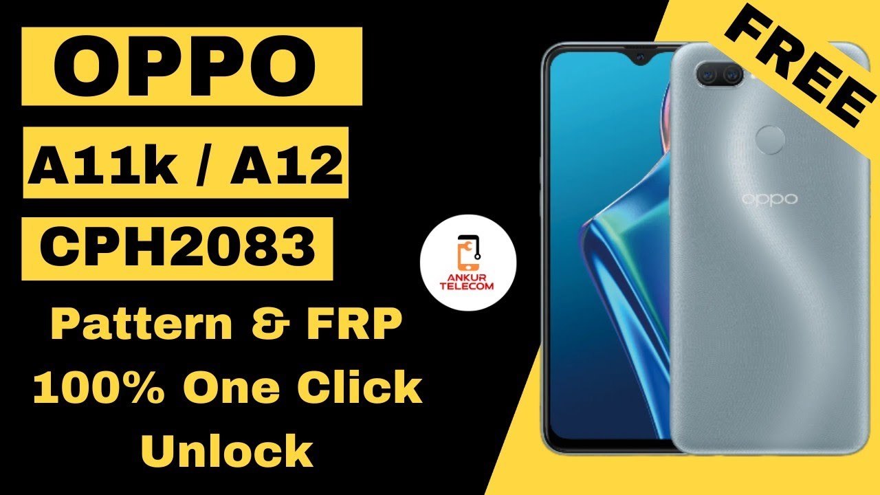 Oppo A11k Pattern & FRP Unlock Tutorial - YouTube