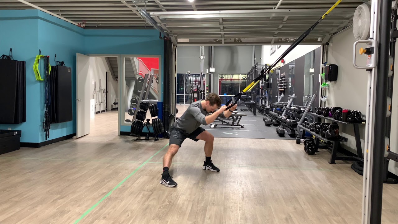 TRX Alternating Lateral Squat - YouTube