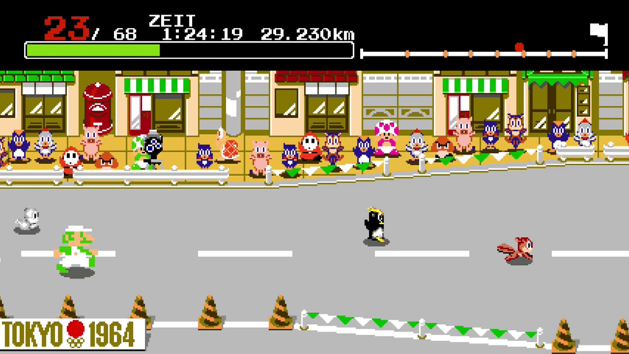 Mario & Sonic: Tokyo 1964 - Marathon - YouTube