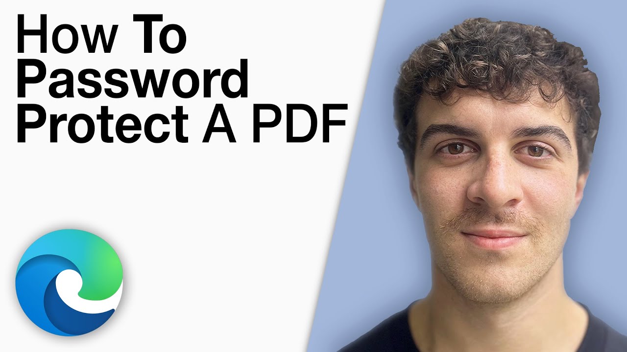 How to Password Protect a PDF in Microsoft Edge Step by Step [2025 Full ...