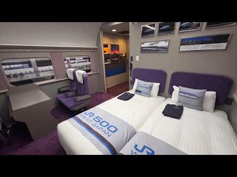 Staying at Japan’s 500 Series Shinkansen Hotel That Feels Like a Real Train 🚄 🏨