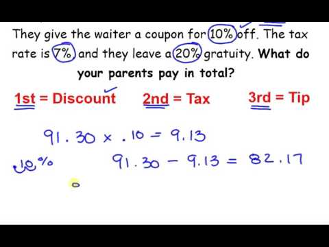 Sales Tax and Total Cost - YouTube