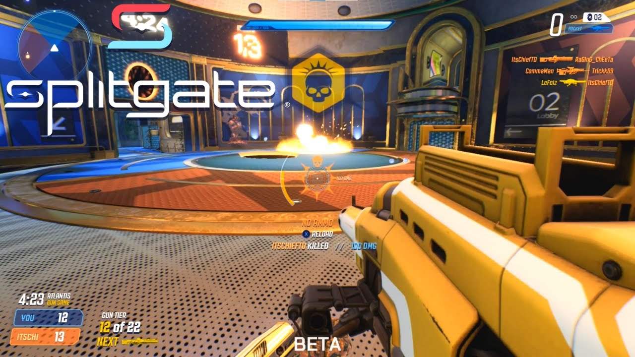 SplitGate - Casual Gameplay - Atlantis Gun Game Win - [PC] - No Commentary - YouTube