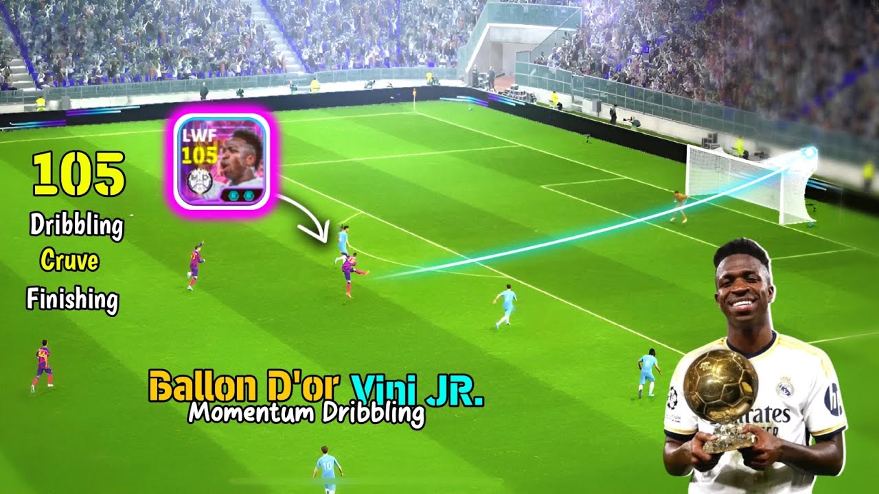 105 Rated Vini Jr is Cooking ☠️🔥 New Momentum Dribbling Vini Jr Review ...