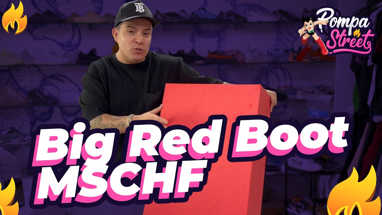 Big Red Boot MSCHF unboxing - YouTube