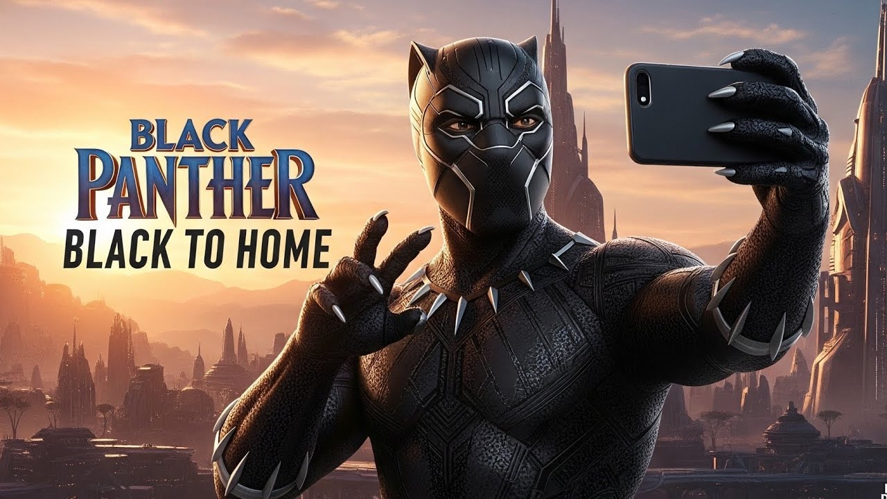 Black Panther Back To Home 🏡 !! #ai #blackpanther #vlog - YouTube