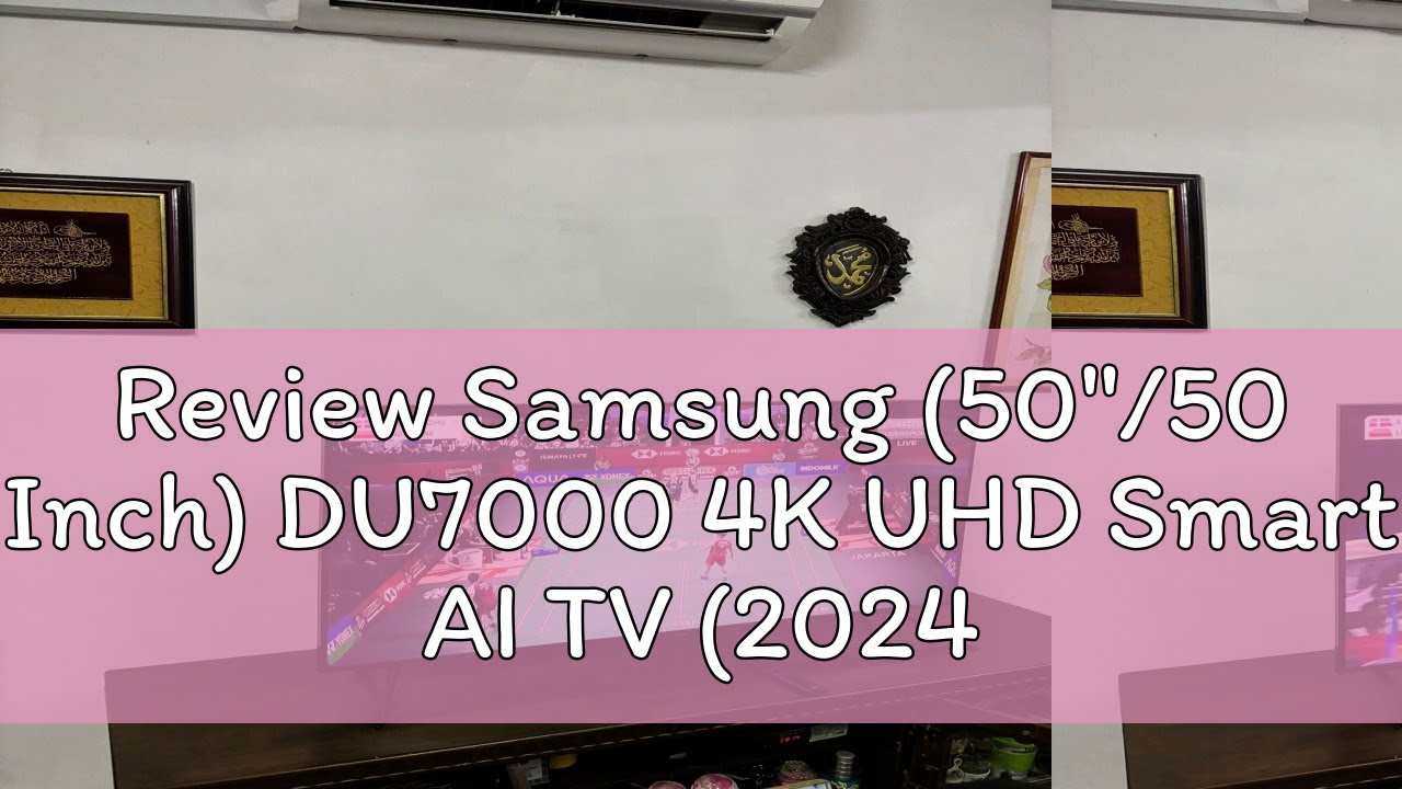 Review Samsung (50"/50 Inch) DU7000 4K UHD Smart AI TV (2024 ...