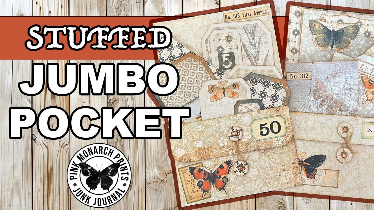 Let's make a JUMBO STUFFED POCKET - perfect craft for today! # ...