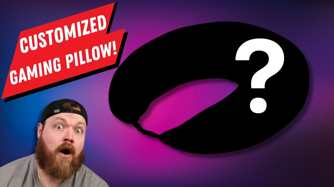 Customized Gaming Pillow?! Valari Epic Edition - YouTube