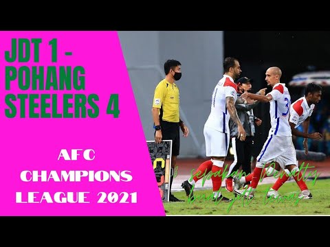 JDT 1 -  Pohang Steelers 4/Tak ada komen soal reff/ 3 sepakan PENALTY  buat jdt tewas.