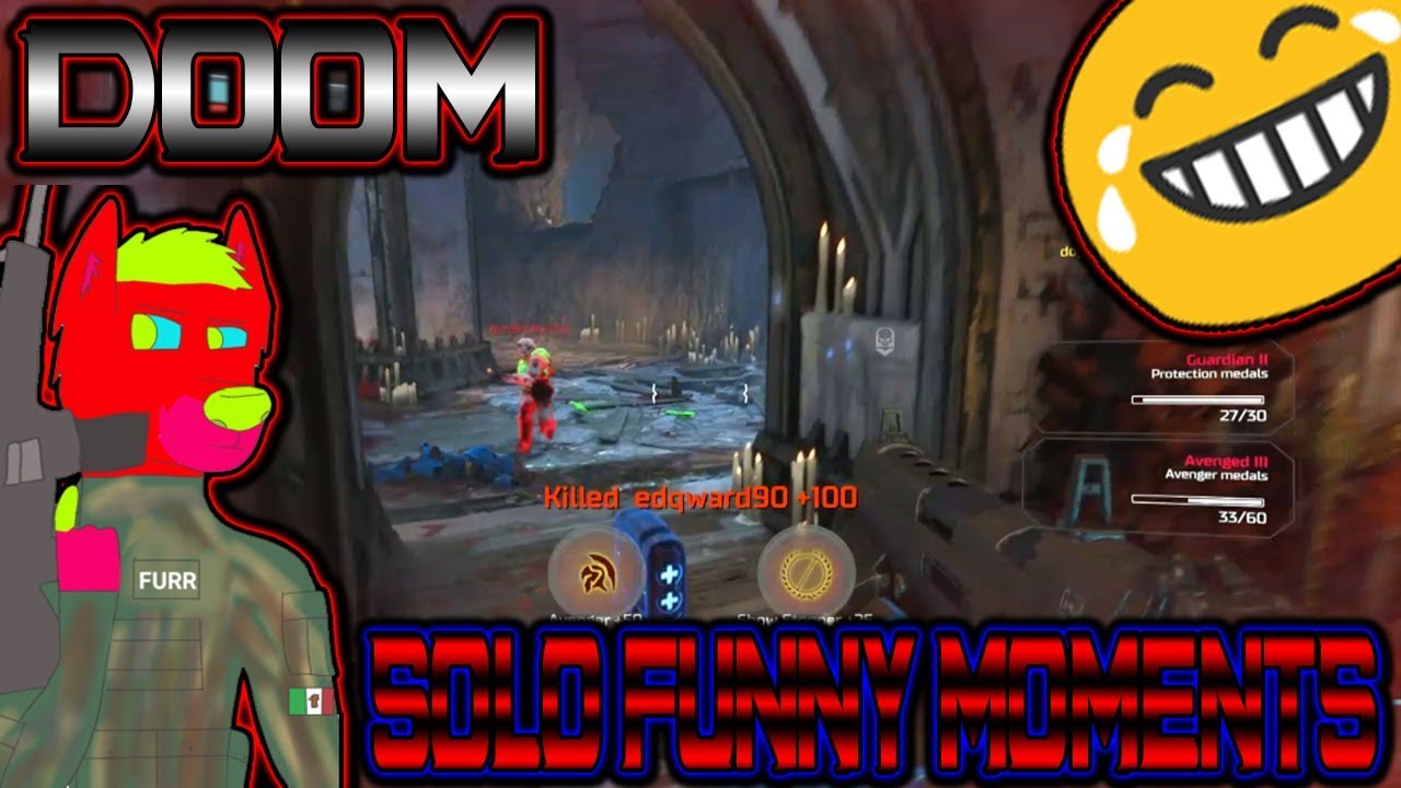 DOOM PS4 (Solo Funny Moments, Gonna Git Gud, I'm Lonely) - YouTube