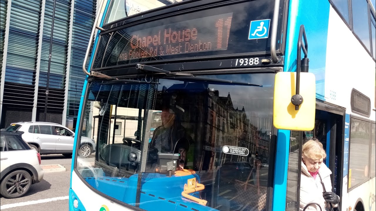 Stagecoach Newcastle bus 19388 - YouTube