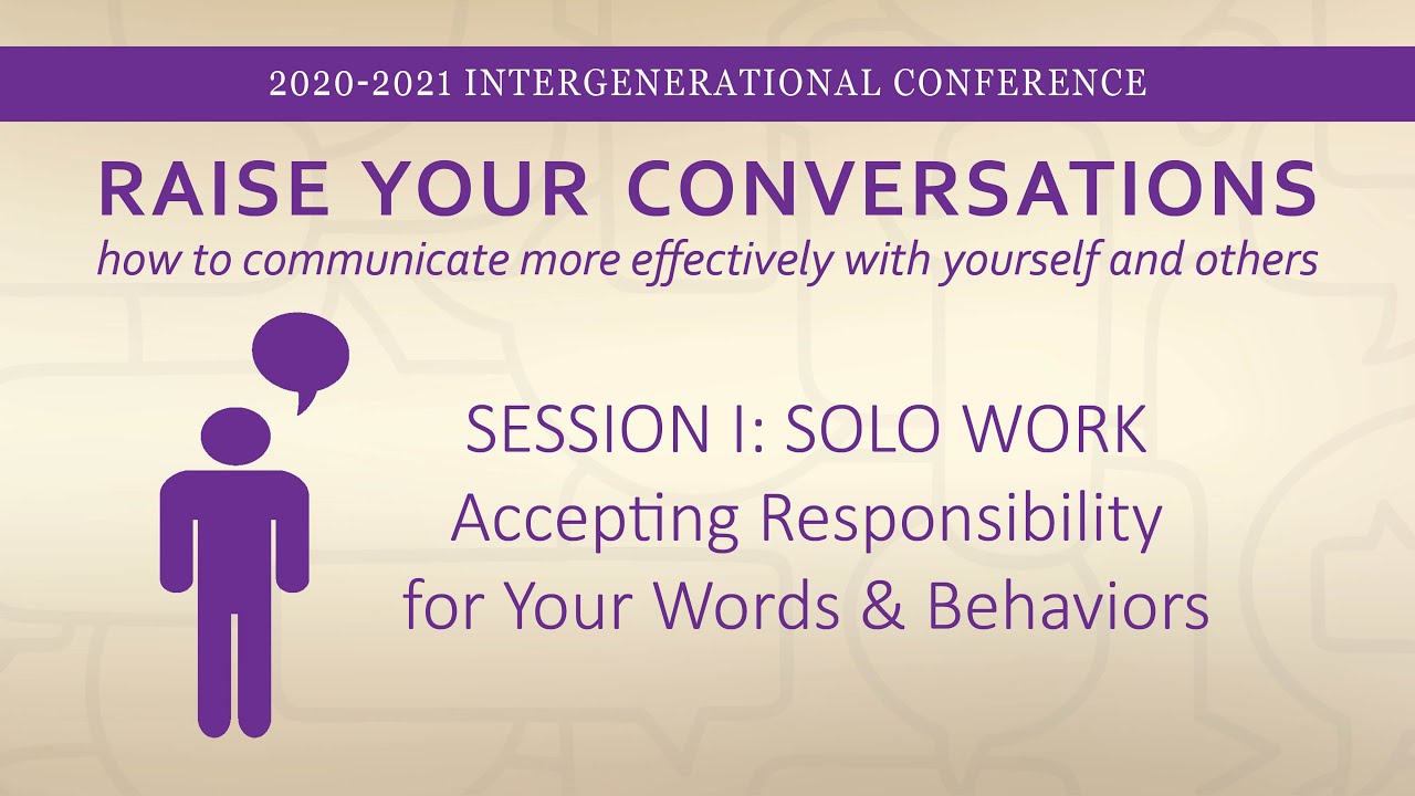 CCC Conference 2020 21 Session I: Solo Work - YouTube