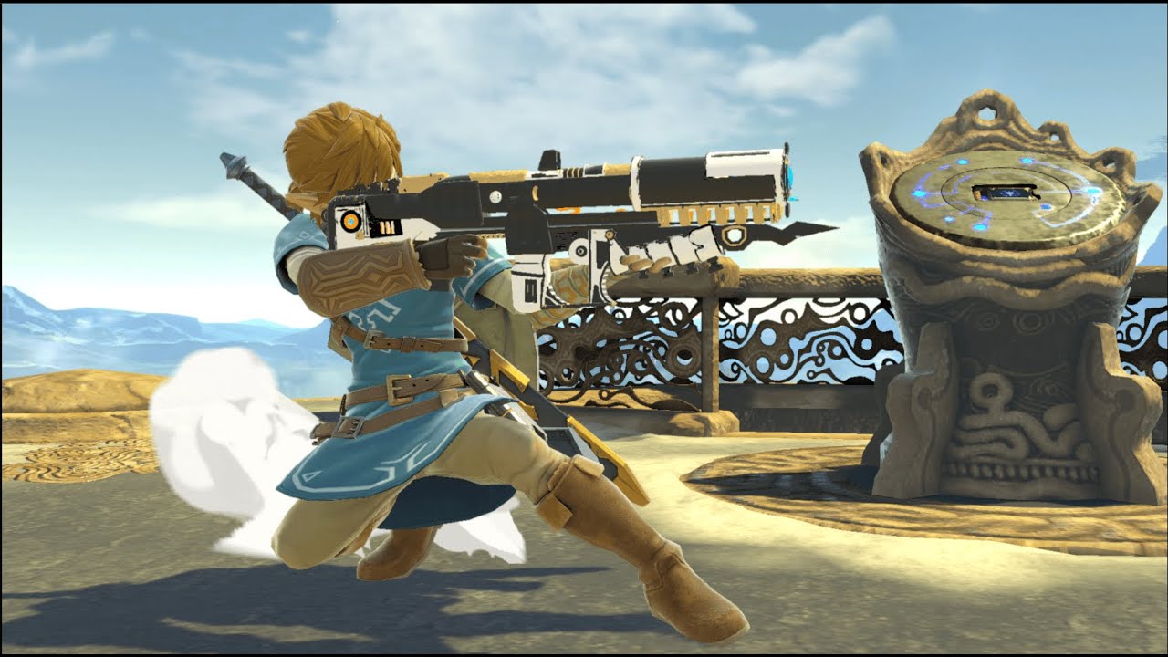 Link, but he has a gun - YouTube
